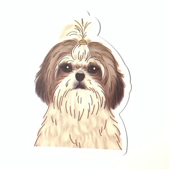Accessories | Shih Tzu Vinyl Sticker | Poshmark